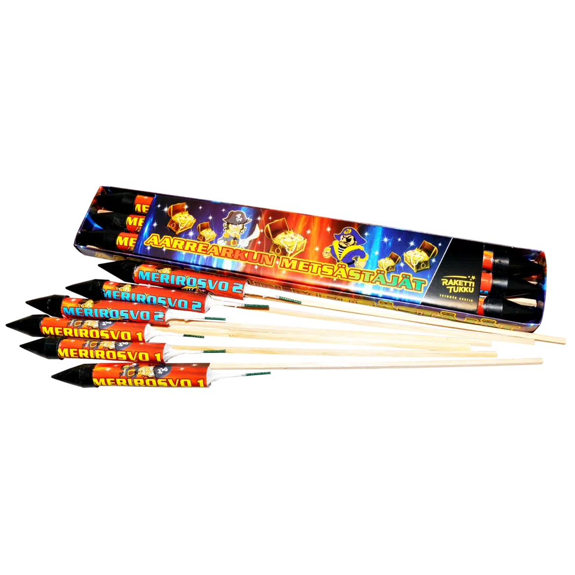 Raketit – näyttävät ja turvalliset raketit – Rakettitukku